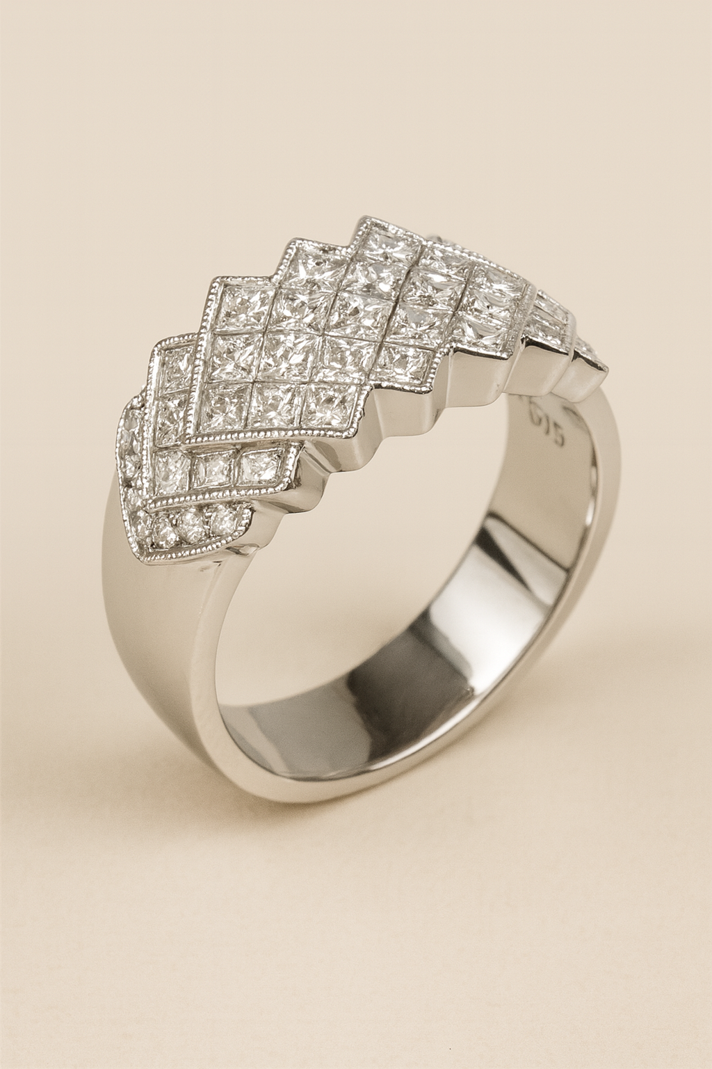Sylvie Deco Skyline Diamond Ring – Fanita Design